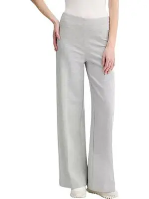 Marc O'polo Wide-leg Jersey Trousers - Grey
