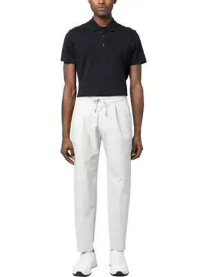 Herno Straight-leg Drawstring Trousers - Neutrals