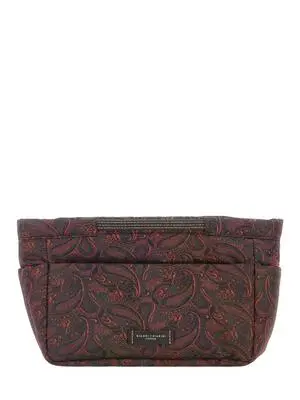 GIANNI CHIARINI Bags In Bag Paisley-print Clutch Bag - Brown