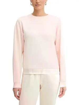 Armani Exchange Embroidered Logo Sweatshirt - Pink