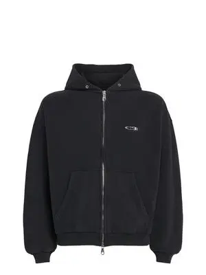 COLE BUXTON Cole Buxton Distressed Surf Hoodie Black