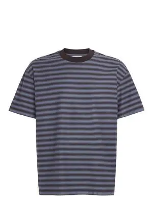 NN.07 Organic Cotton Stripe T-shirt - Blue