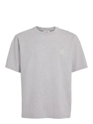 NN.07 Organic Cotton Jett Logo T-shirt - Grey