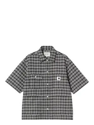 Carhartt Work In Progress Michigan Check Waffle Shirt - Black