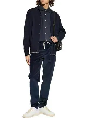 Eleventy Long-sleeve Classic Shirt - Blue