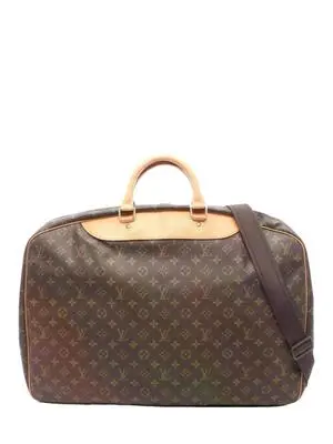 LOUIS VUITTON Louis Vuitton Alizé En Poche Monogram Boston Bag Brown