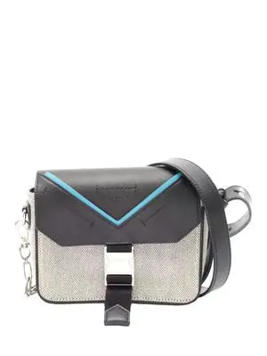 Givenchy Leather-trim Shoulder Bag - Black