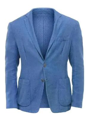 Corneliani Notched-lapel Single-breasted Blazer - Blue