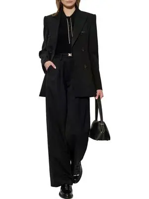 Sportmax Adamo Double-breasted Blazer - Black
