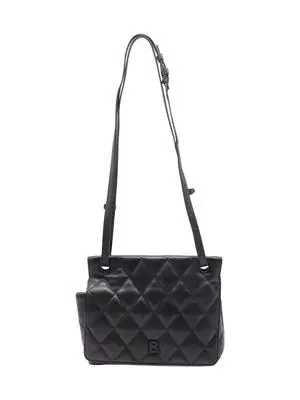 Balenciaga Quilted Leather Shoulder Bag - Black