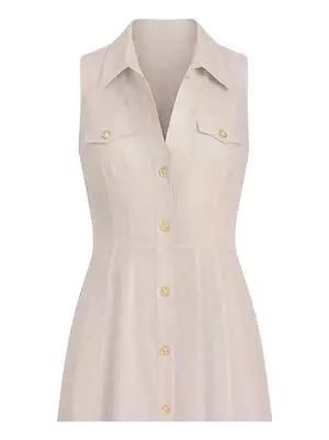 Alice + Olivia Kendall Linen Maxi Dress - Neutrals