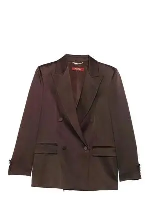 Max Mara Arca Double-breasted Blazer - Brown