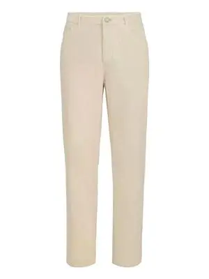 Brunello Cucinelli Garment-dyed Five-pocket Cotton Corduroy Trousers - Neutrals