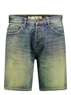 BILLIONAIRE BOYS CLUB Pulsar Distressed Denim Shorts - Blue