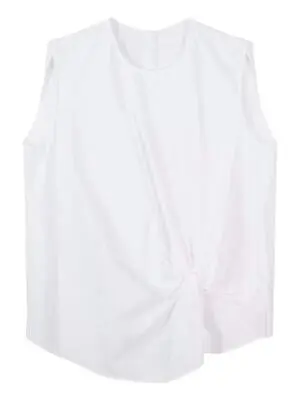 JNBY JNBY Sleeveless Draped Top White