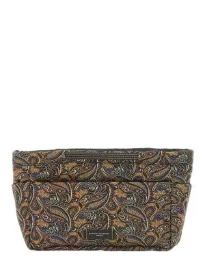 GIANNI CHIARINI Paisley-print Clutch Bag - Blue