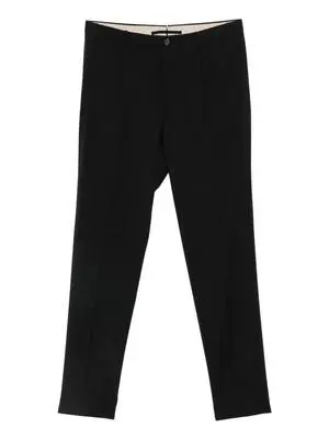 Incotex Pleated Tailored Trousers - Black
