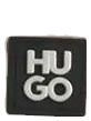 Hugo Crew-neck Logo-patch T-shirt - Neutrals
