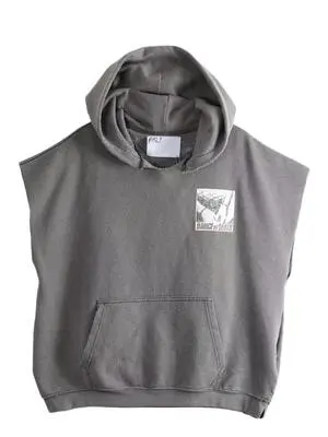 PALY Dr. Blue Sleeveless Hoodie - Grey