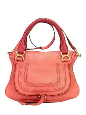 Chloé Marcie Shoulder Bag - Pink