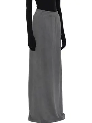 Marie Adam-Leenaerdt Elasticated Waistband Maxi Skirt - Grey