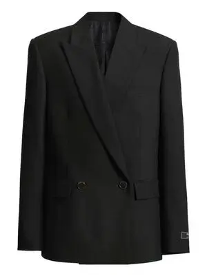 Balmain Wool 2-button Jacket - Black