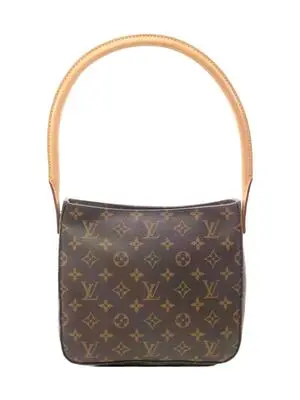 LOUIS VUITTON 2003 Monogram Looping Mm Shoulder Bag - Brown