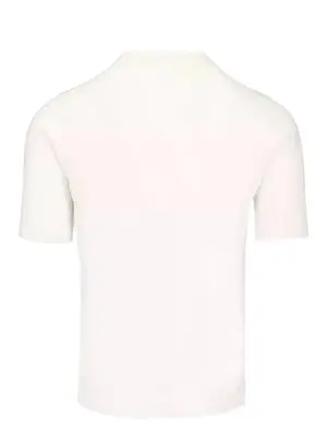 BALLANTYNE Knitted Slim-fit T-shirt - Neutrals