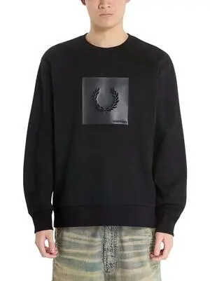 Fred Perry Graphic Sweatshirt - Black