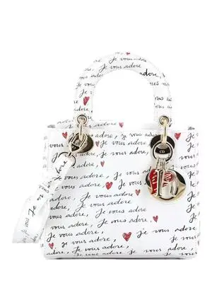 Dior Lady Bag Printed Leather Small Shoulder Bag - Multicolour