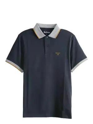 Barbour Logo-embroidered Polo Shirt - Blue