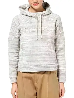 REEBOK Logo Detail Hoodie - Grey