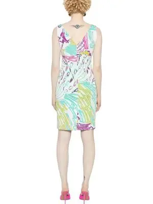 Emilio Pucci Printed Mini Dress - White