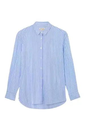 MC2 SAINT BARTH Striped Snoopy Print Shirt - Blue
