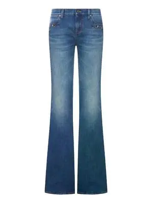 Gucci Horsebit Flared Jeans - Blue