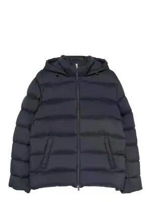 Herno Hooded Padded Jacket - Blue