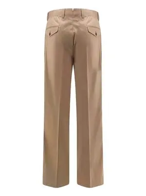 GERMANO 1952 Berlin Fit Pleated Trousers - Neutrals
