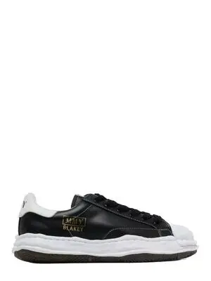 Mihara Yasuhiro Blakey Leather Sneakers - Black