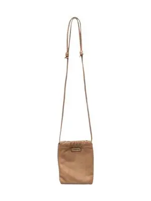 CATERINA LUCCHI Eva Garment-dyed Leather Cross Body Bag - Neutrals
