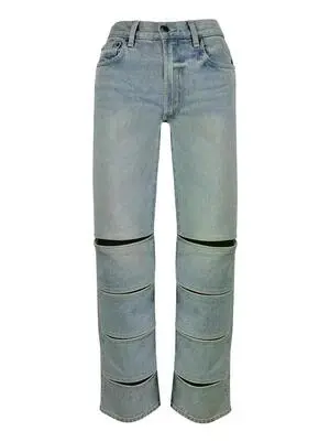 CONTESSA MILLS Arcana Cut-out Jeans - Blue