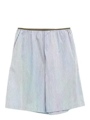 THE FRANKIE SHOP Elyn Striped Bermuda Shorts - Blue