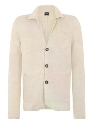 Fedeli Button-up Knit Cardigan - Neutrals