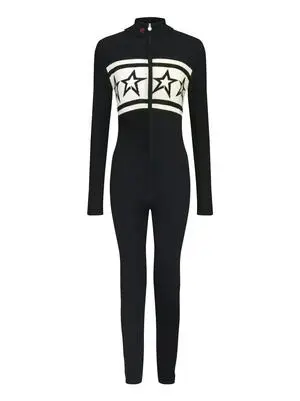 Perfect Moment Star Merino Wool Jumpsuit - Black