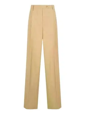 ALBERTA FERRETTI Alberta Ferretti High-Waisted Pleated Trousers