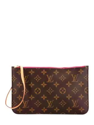 LOUIS VUITTON Monogram Canvas Pouch - Brown