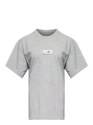 MAISON MARGIELA Mélange Cotton Jersey T-shirt - Grey