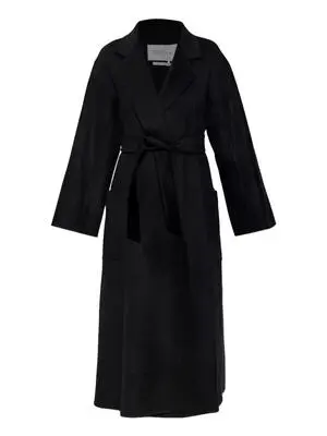 Max Mara Ludmilla Belted Cashmere Coat - Black