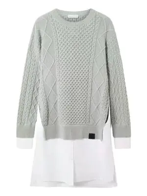 Stella McCartney Cable Knit Dress - Green