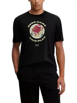 EA7 Graphic T-shirt - Black