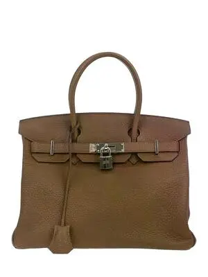 Hermès 2009 30 Birkin Tote Bag - Brown